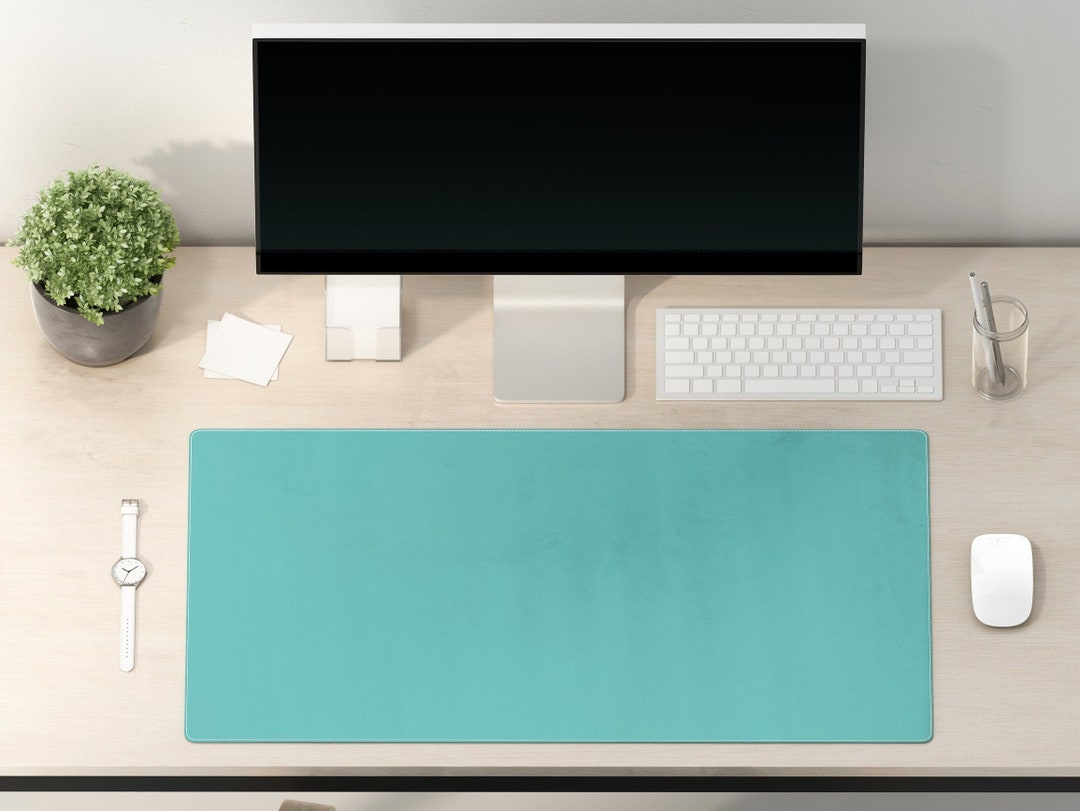 Desk Pad Green Teal Mouse Pad Mouse Mat Extra Large Laptop - Etsy