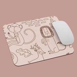 Desk Pad Animal Beige, Mouse Pad, Mouse Mat, Extra Large, Laptop Mat ...