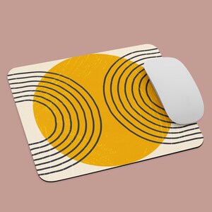 Desk Pad Nineties Yellow, Mouse Pad, Mouse Mat, Extra Large, Laptop Mat ...