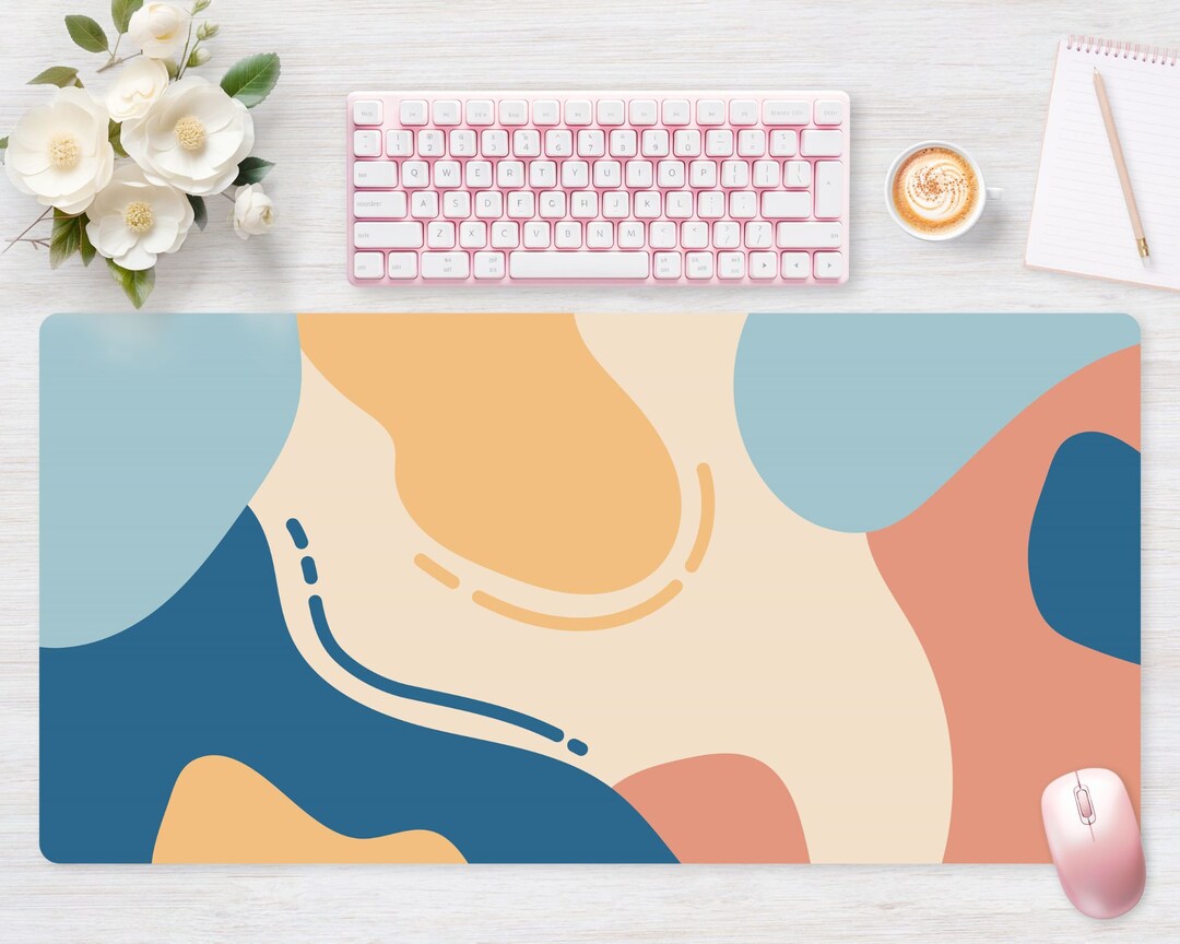 Desk Pad Abstract Modern, Mouse Pad, Mouse Mat, Extra Large, Laptop Mat ...