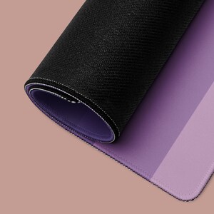 Desk Pad Purple Line Strip, Mouse Pad, Mouse Mat, Extra Large, Laptop ...