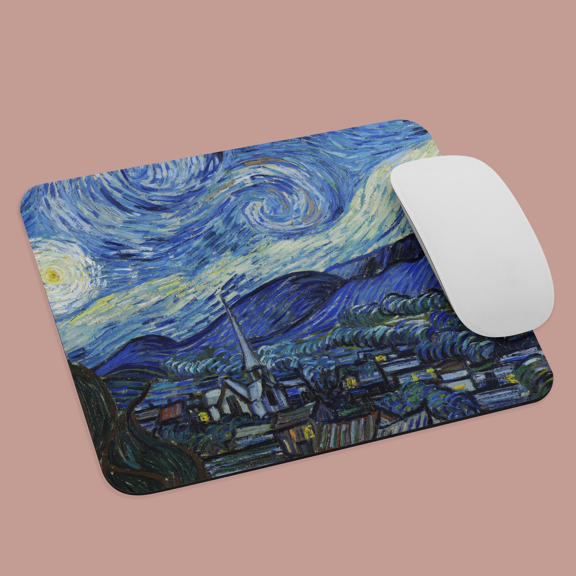 Desk Pad Van Gogh Night, Mouse Pad, Mouse Mat, Extra Large, Laptop Mat ...