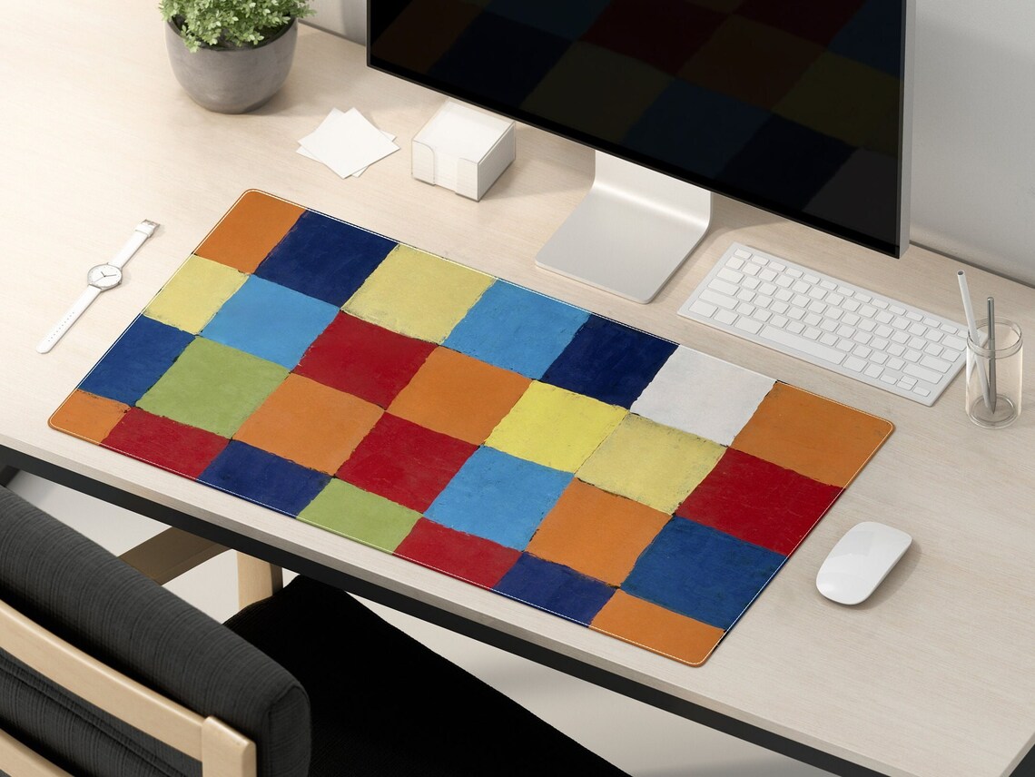 Desk Pad Klee Colored, Mouse Pad, Mouse Mat, Extra Large, Laptop Mat ...