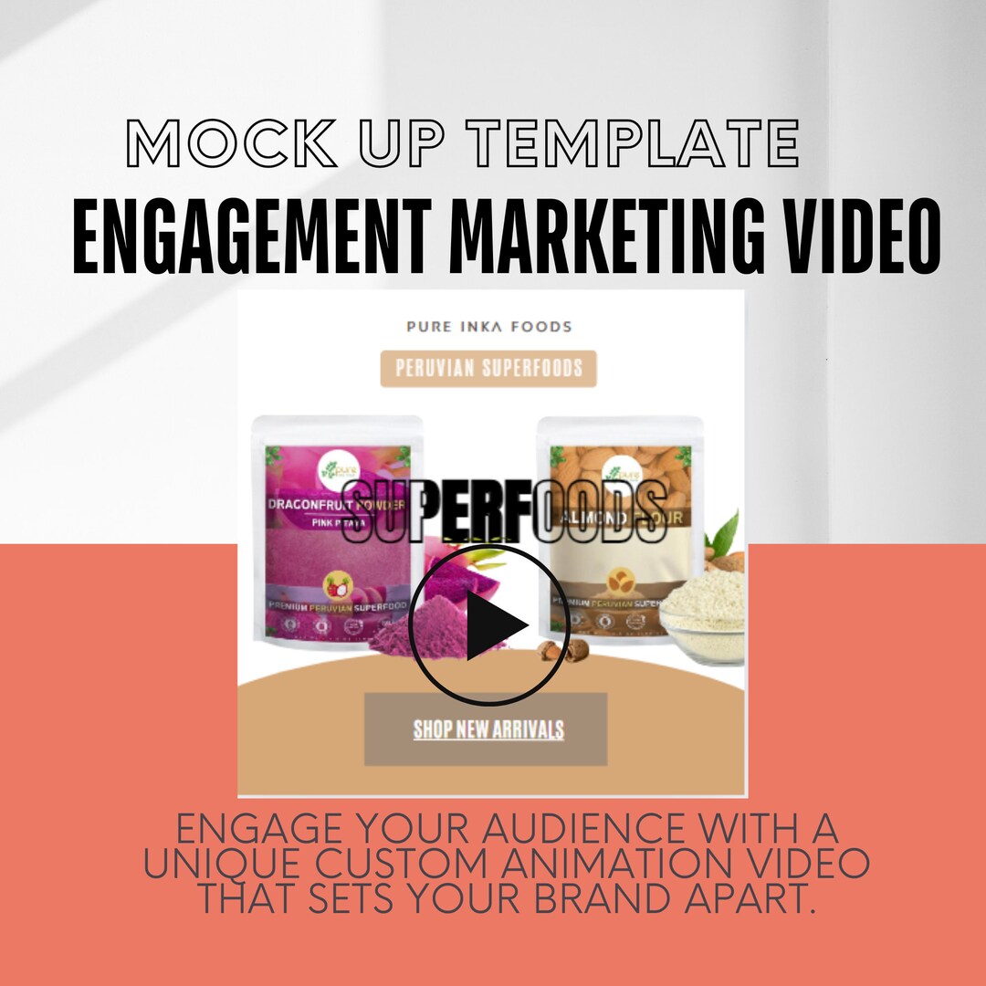 Customized Animation Video | Marketing Video| Mock up Template Canva ...