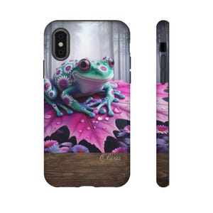 Custom Cottagecore Groovy Floral Tree Frog Phone Case Phone Cover ...