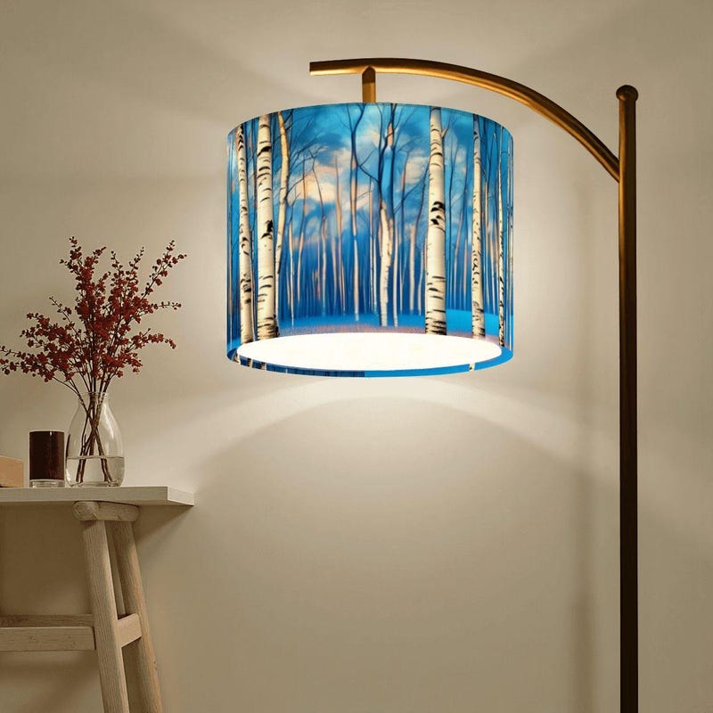 Birch Lamp Shade - Etsy