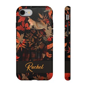 Custom Trendy Boho Fall Floral Autumn Leaf Luxury Phone Case iPhone 12 ...