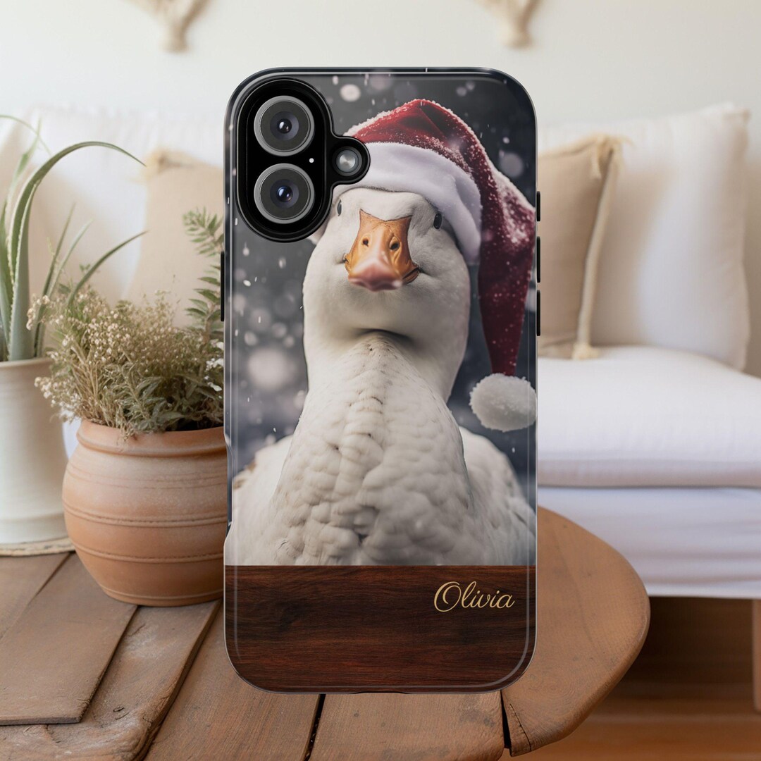 Custom Cottagecore Christmas Silly Goose Phone Case Phone Cover Impact ...