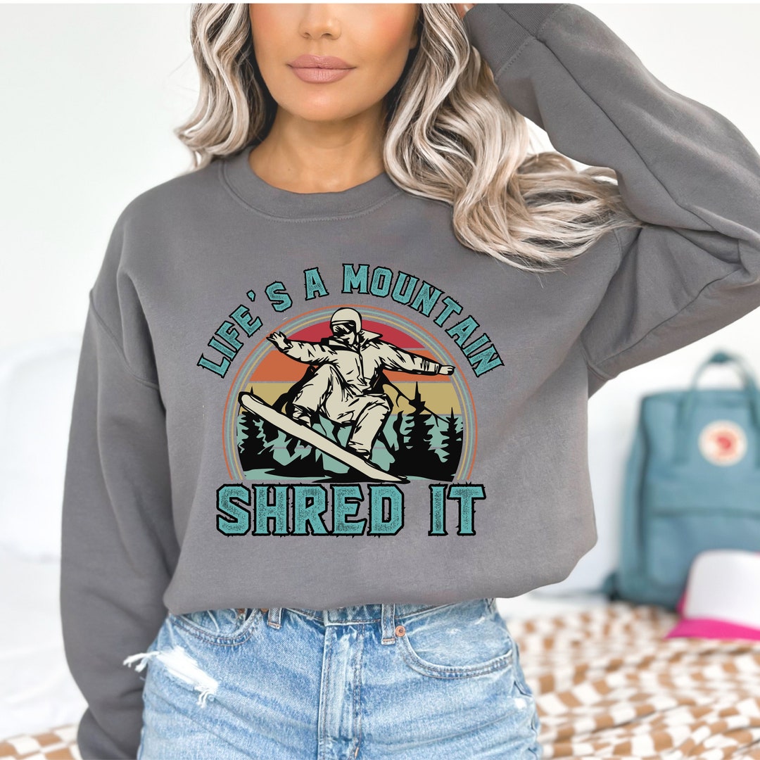 SNOWBOARDING Sweatshirt, Family Matching Snowboarding Shirts, Christmas ...