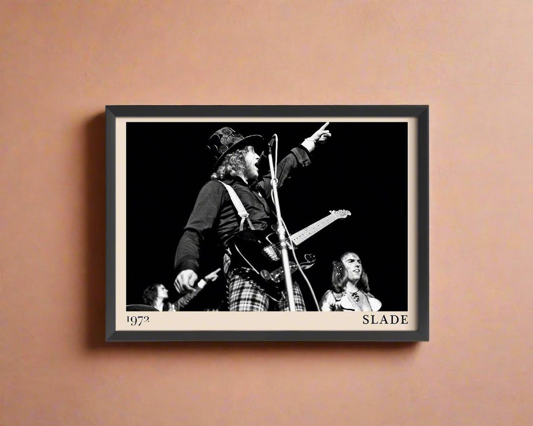 Slade Rock Concert Poster | Unique Wall Art | Vintage Posters | Buy 3 ...