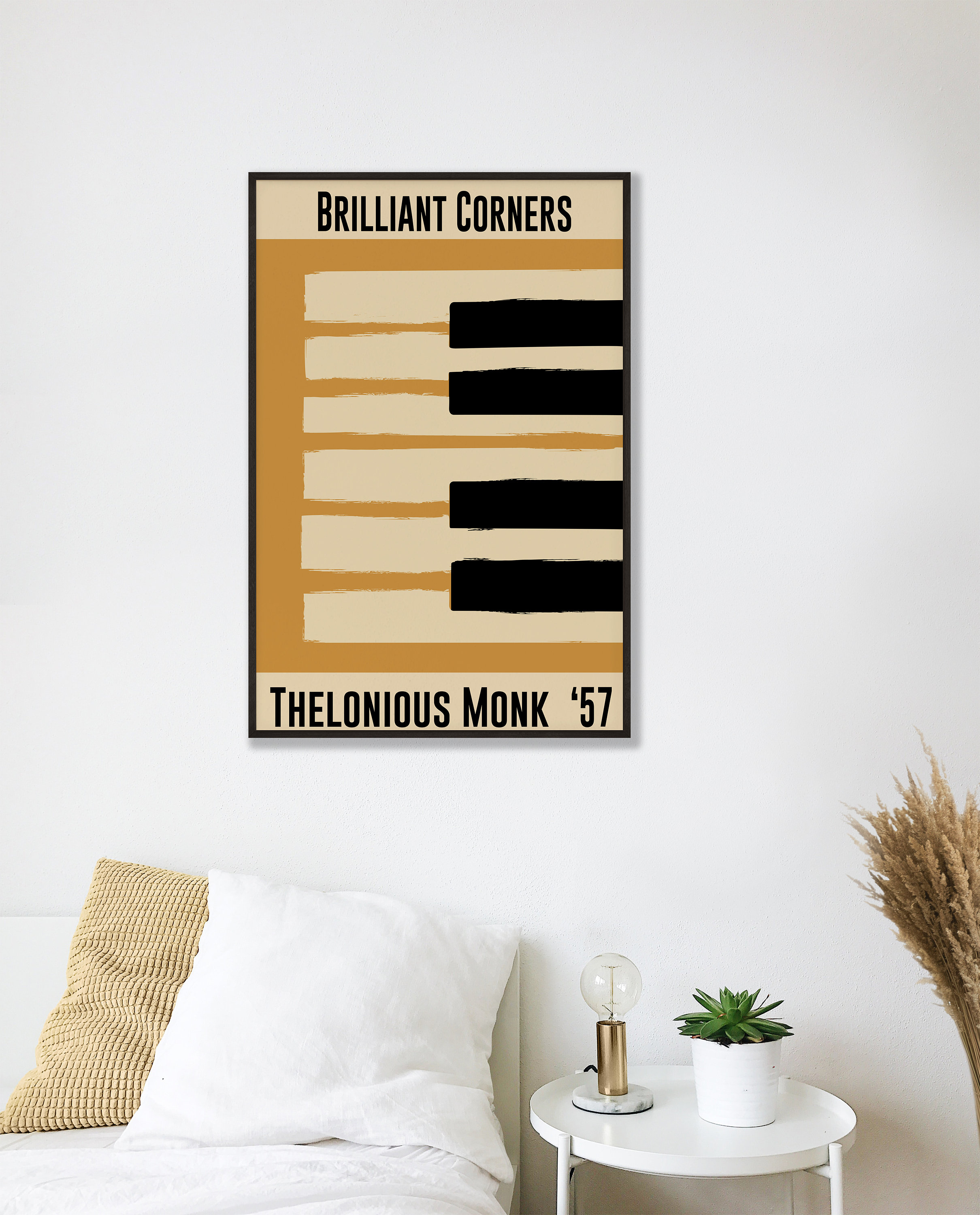 Thelonious Monk Poster | Music Wall Art | Jazz Print | Buy 3 Get 15% ...