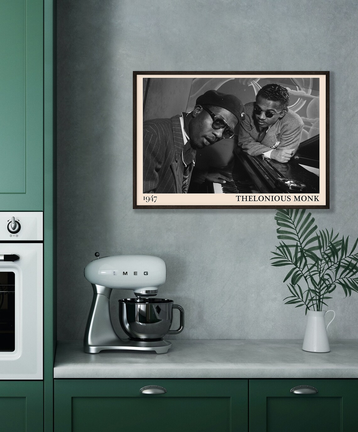 Thelonious Monk Poster Retro Poster Music Print Jazz - Etsy