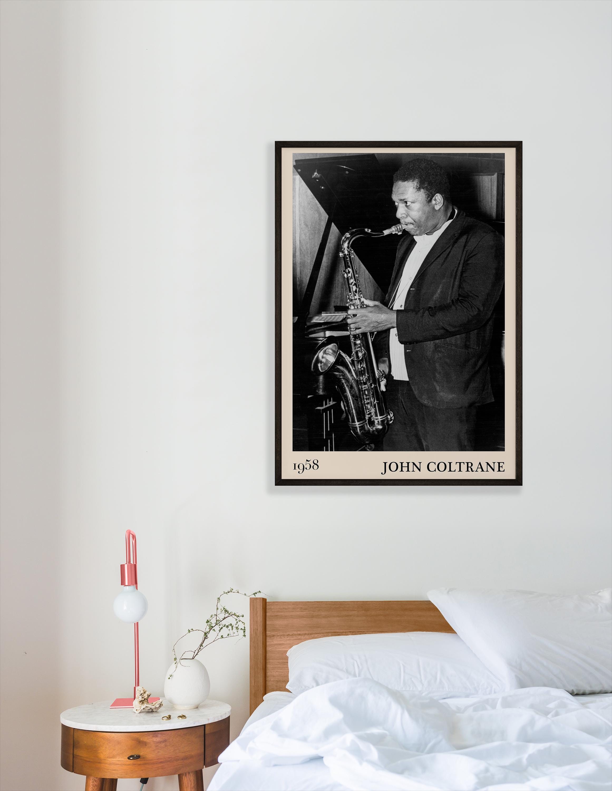 John Coltrane Retro Print | Vintage Jazz Poster | Man Cave I Cool ...