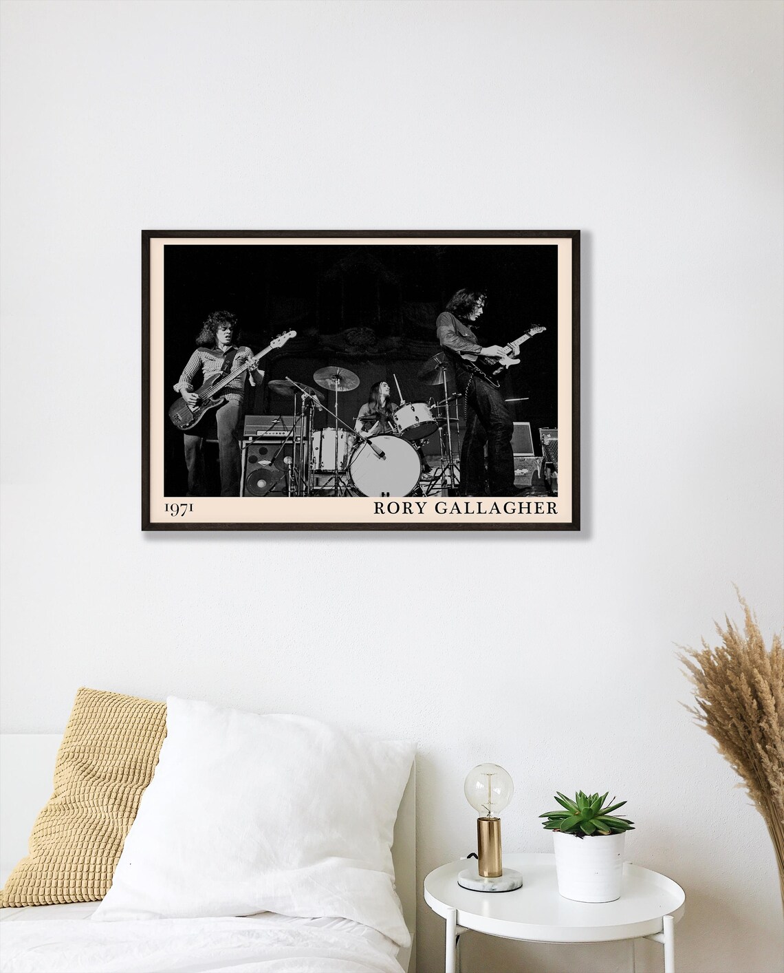 Rory Gallagher Rock Poster: Vintage Music Print - Etsy