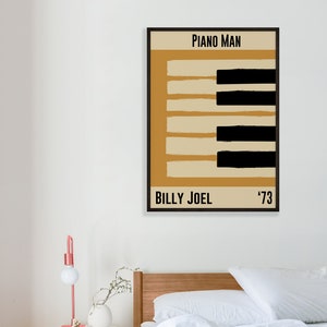 Billy Joel Poster | Music Wall Art | Music Print | Buy 3 Get 15% off ...