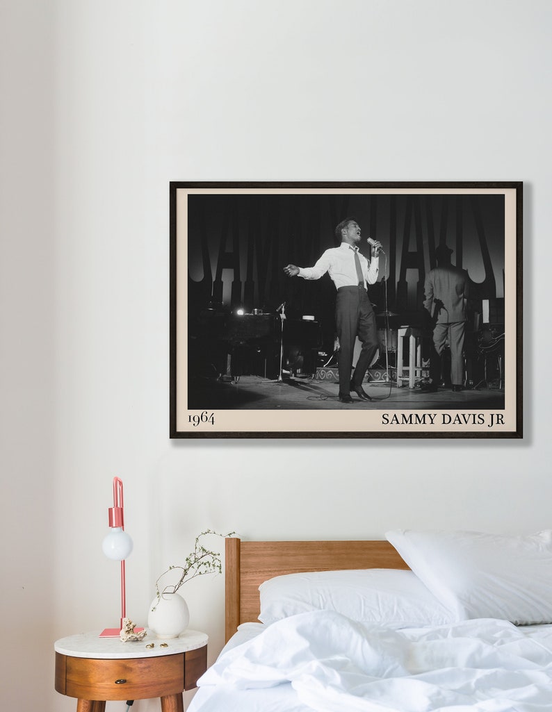 Sammy Davis Jr | Retro Poster | Music Print | Jazz Poster | Buy 3 Get ...