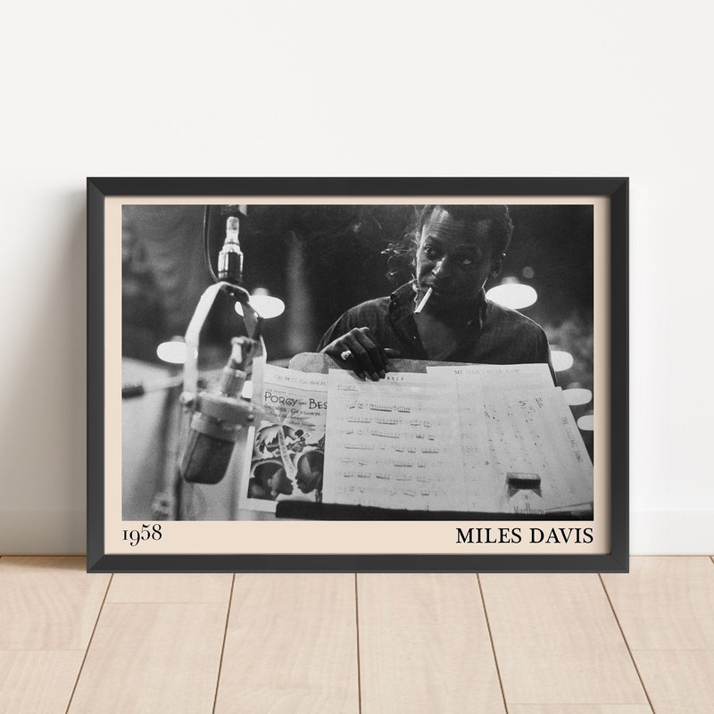 Miles Davis Poster - Etsy
