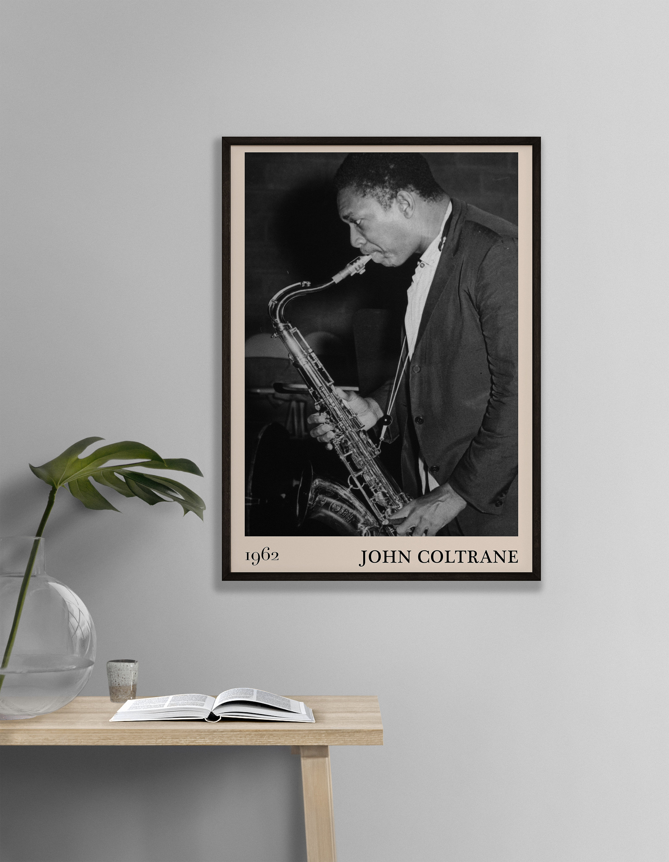 John Coltrane Retro Print | Vintage Jazz Poster | Man Cave I Cool ...