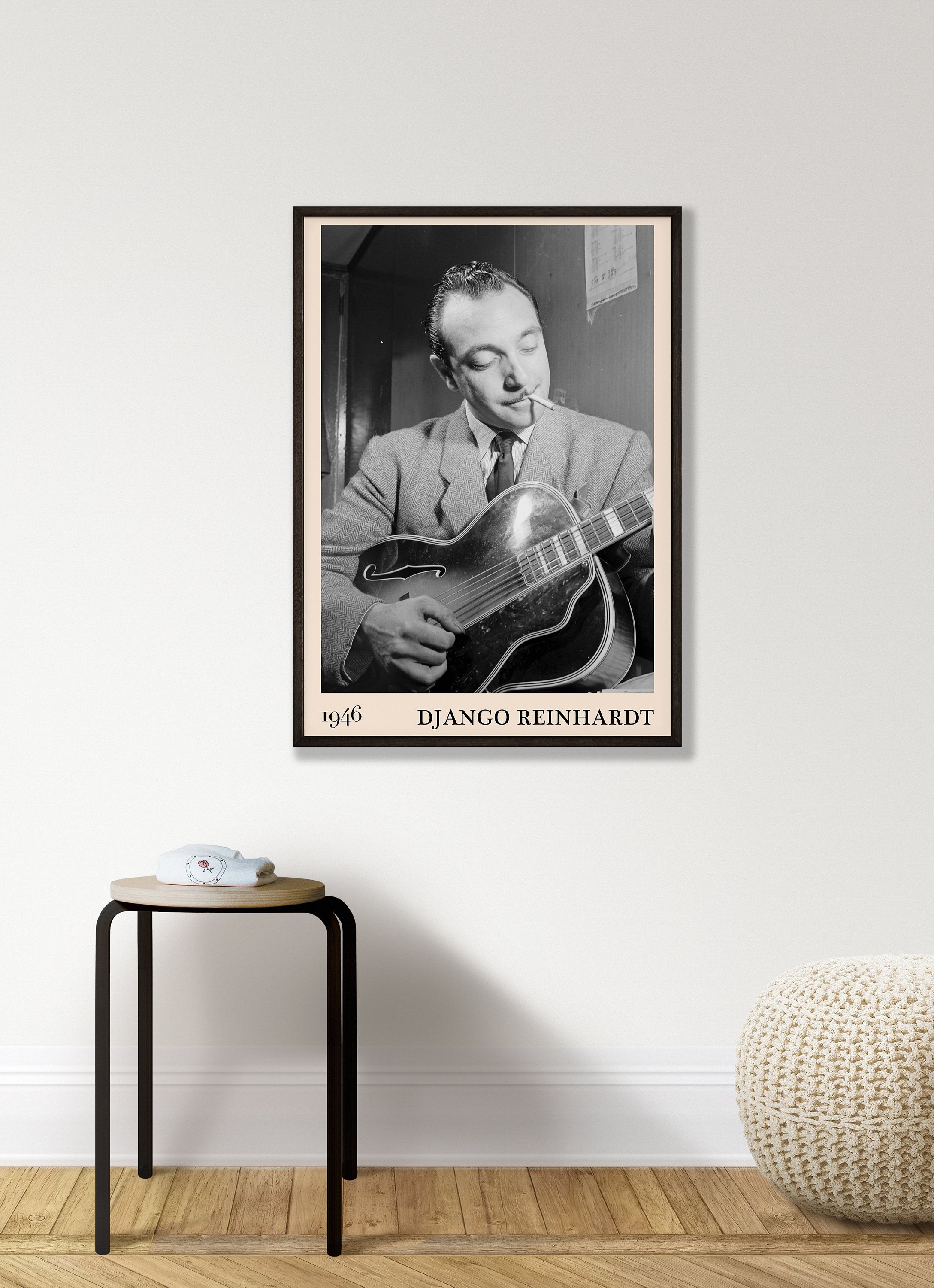 Django Reinhardt Poster: 1946 Jazz Music Print - Etsy