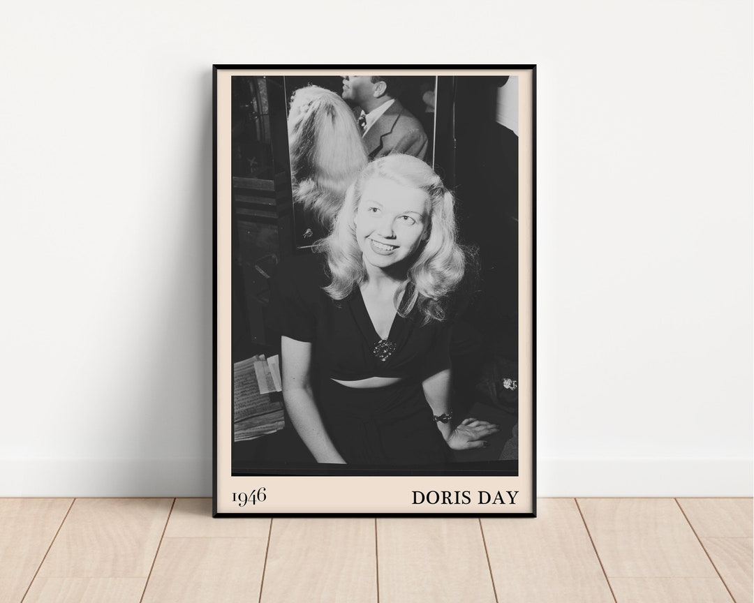Doris Day Poster Vintage Poster Music Print Retro Poster Home Decor Buy ...