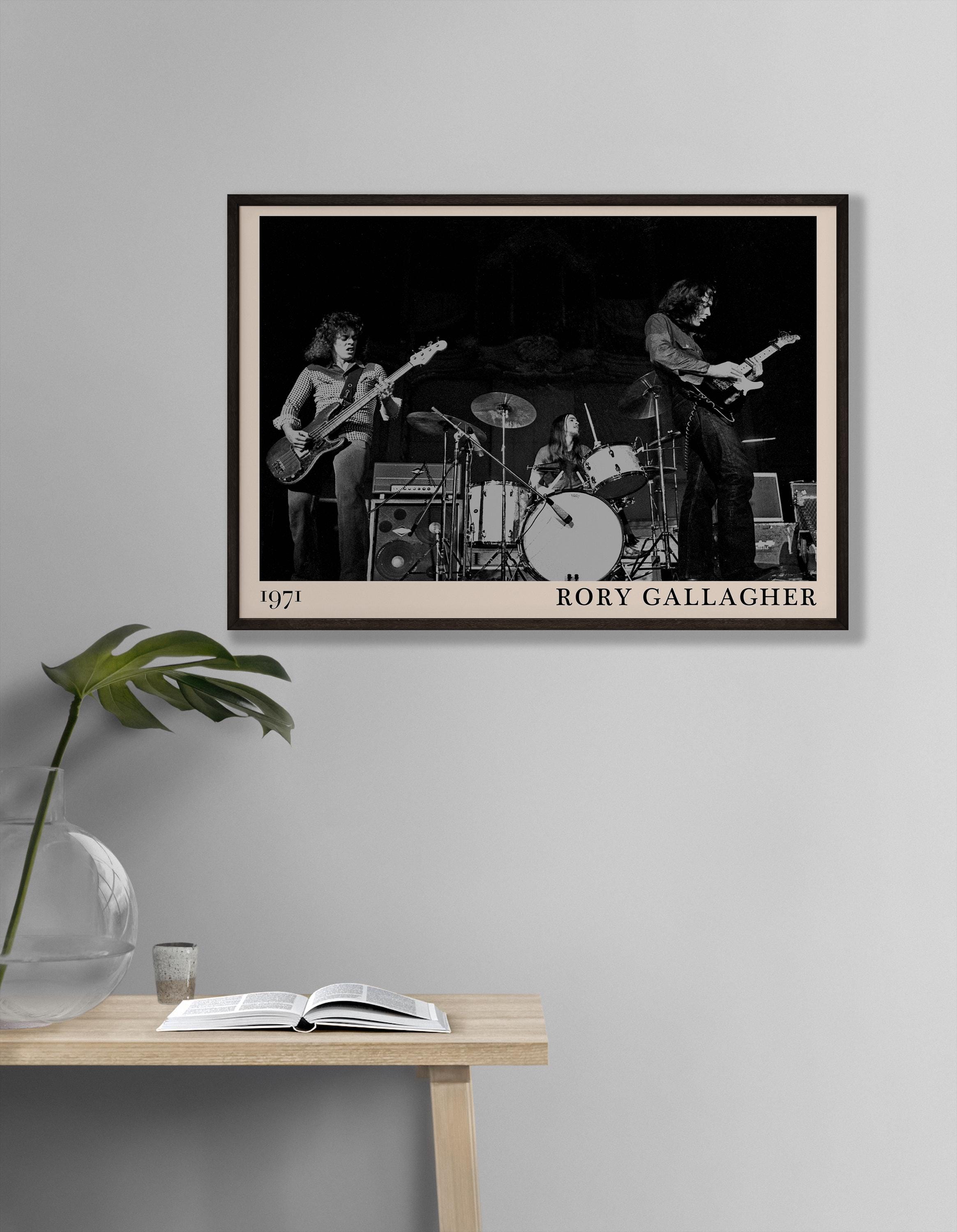 Rory Gallagher Rock Poster: Vintage Music Print - Etsy