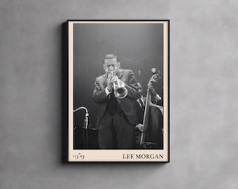 Print 12x12" - Lee Morgan - Hard Bop Trumpeter Trumpet Player Jazz ...
