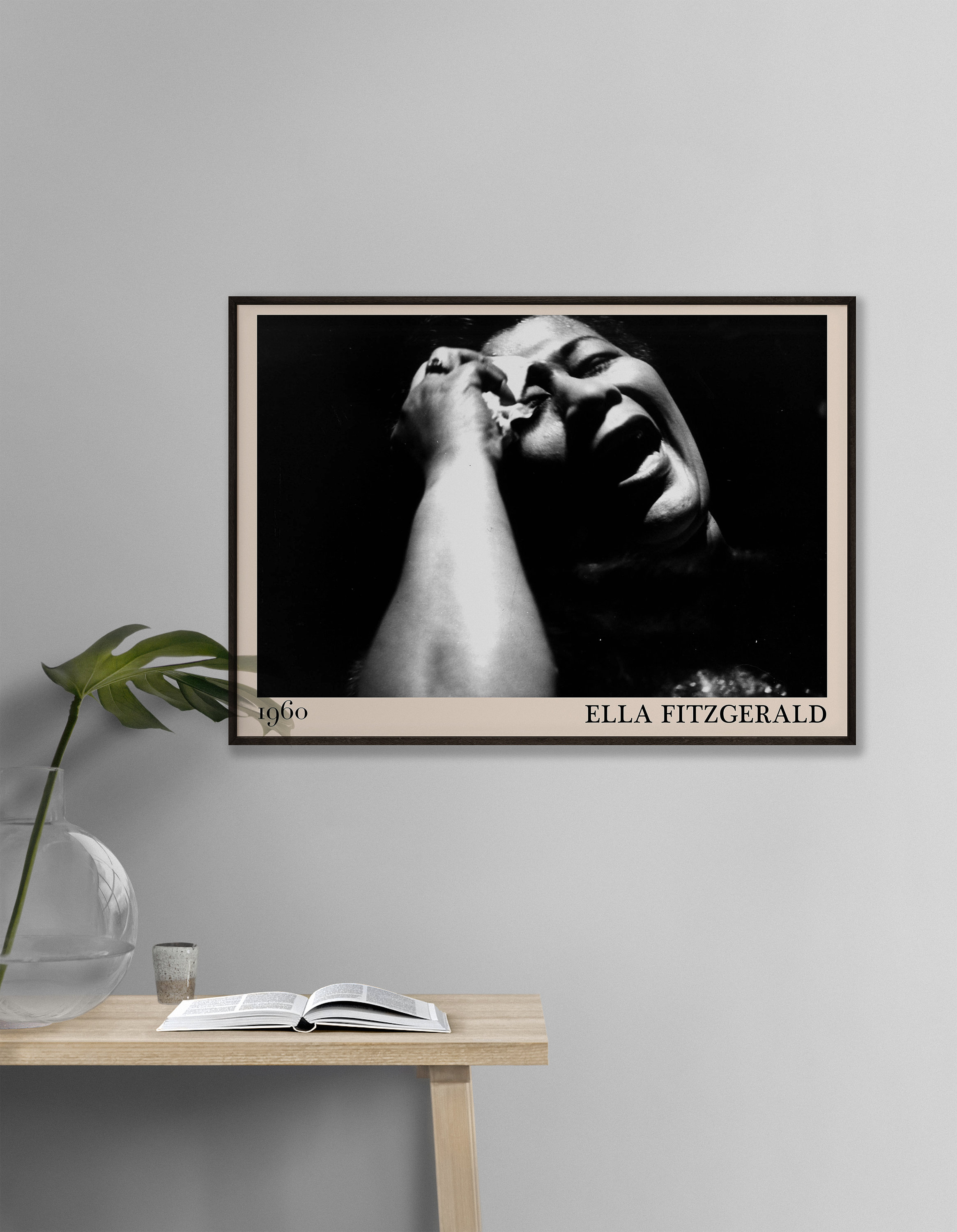 Ella Fitzgerald Poster | Jazz Poster | Wall Art | Home Decor I Trendy ...