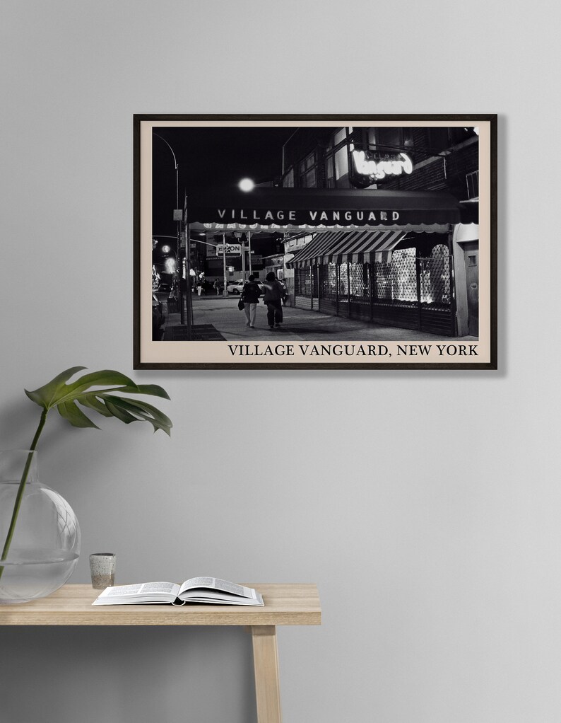 Village Vanguard Jazz Club Poster: Retro Music Print - Etsy