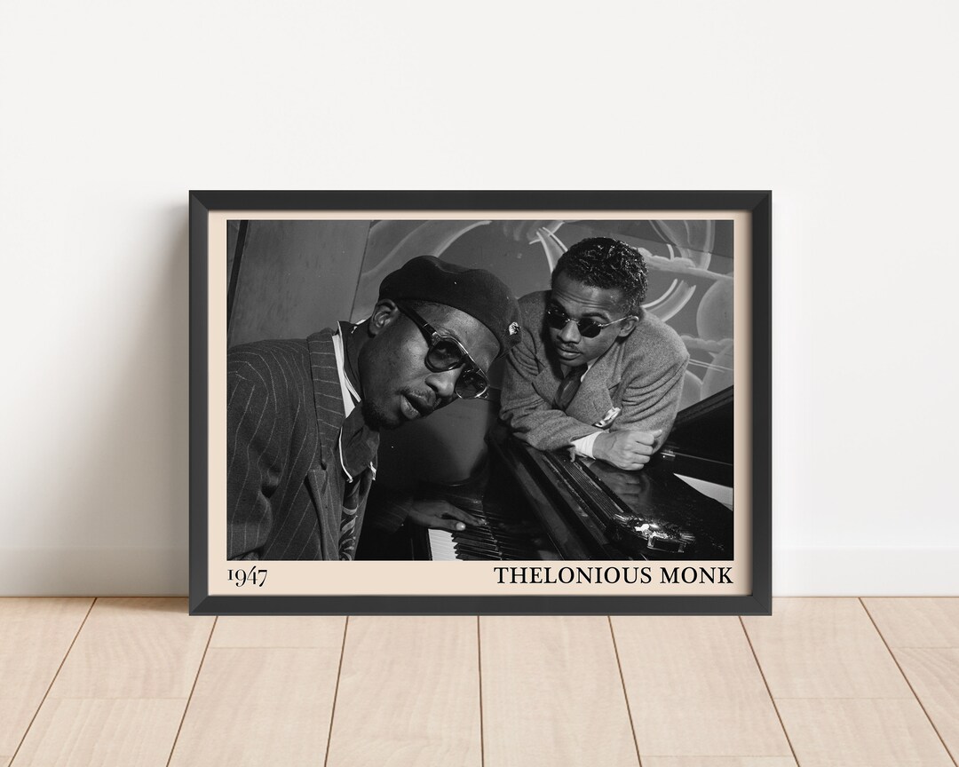 Thelonious Monk Poster Retro Poster Music Print Jazz Poster Buy 3 Get ...
