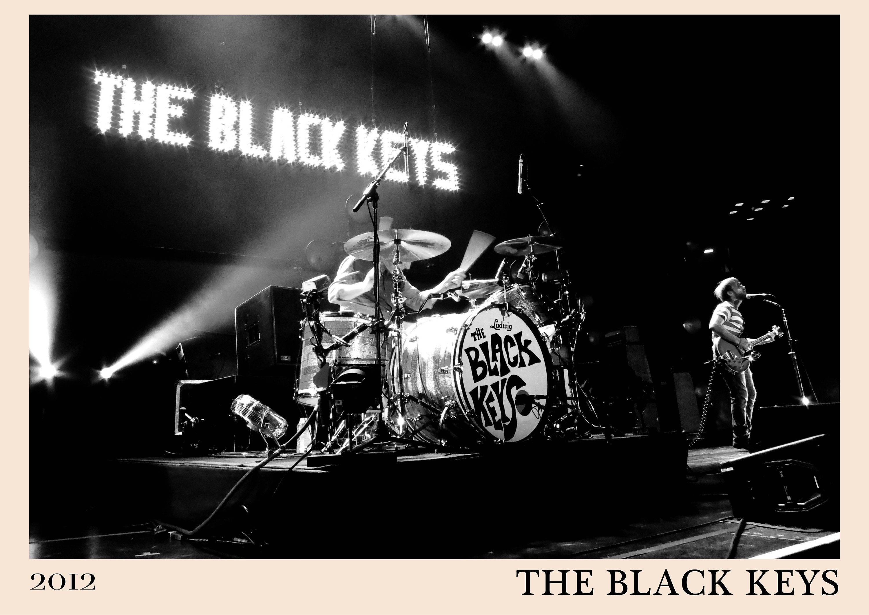 The Black Keys Poster Rock Poster Music Poster Buy 3 Get 15% off Use ...