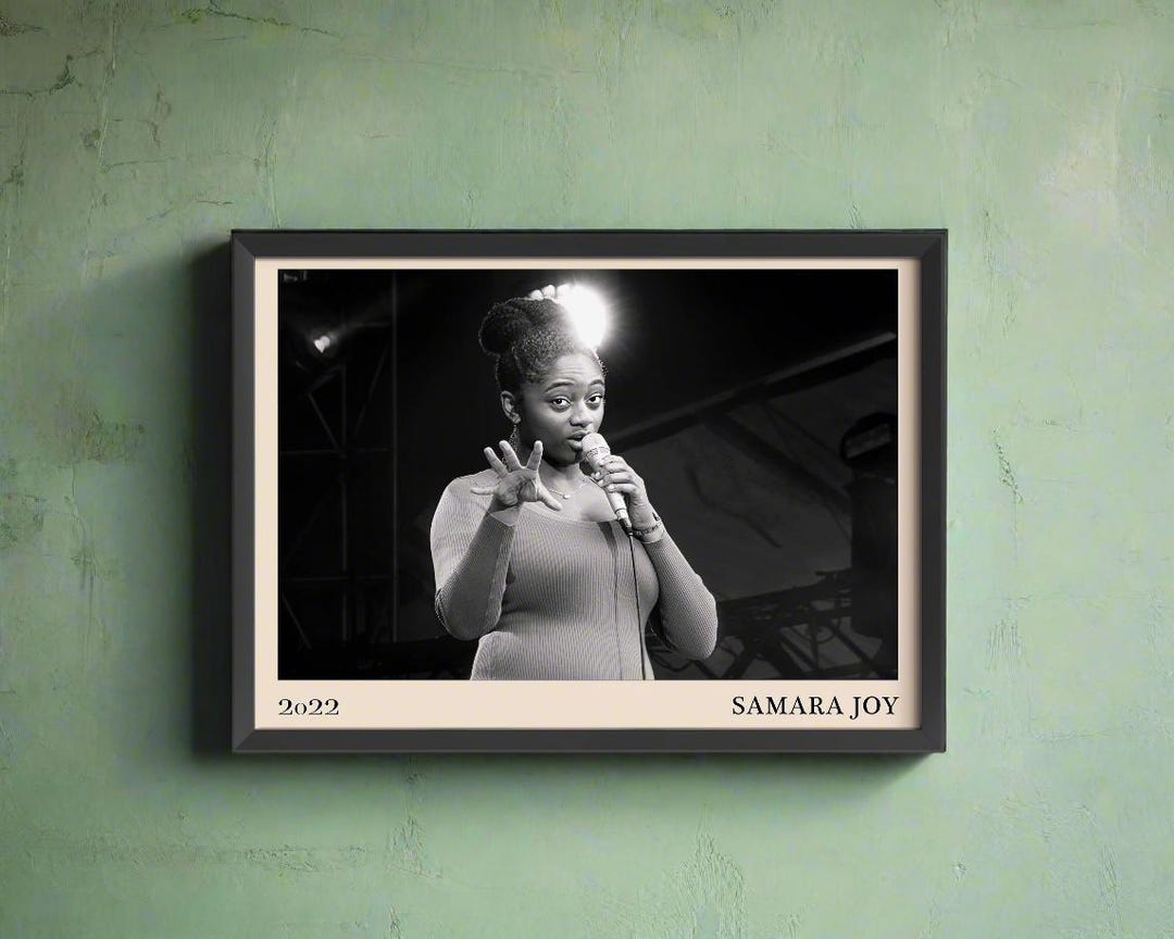 Samara Joy Jazz Poster | Vintage Poster | Cool Posters | Gift for Him ...