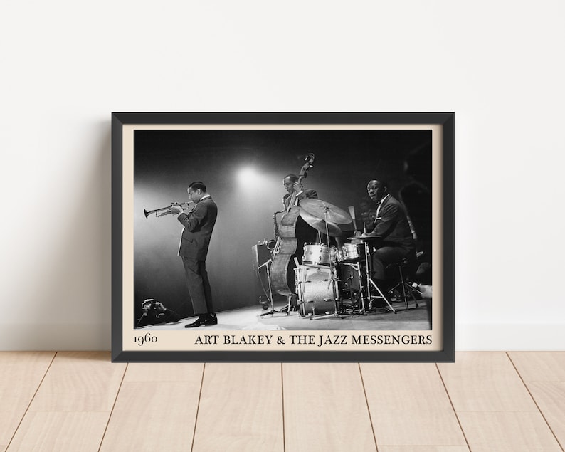 Art Blakey & the Jazz Messengers Poster: Retro Music Print - Etsy