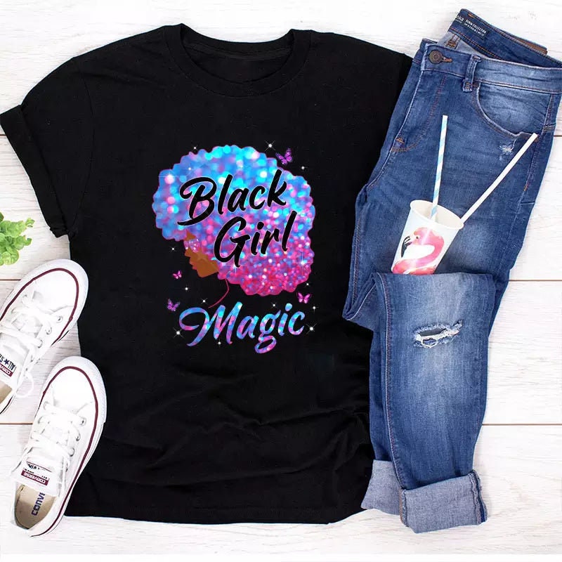 Black Girl Magic T-shirt - Etsy