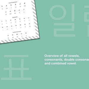 Korean Beginner Hangul Practice Sheets, Language Learning Tool, Korean ...
