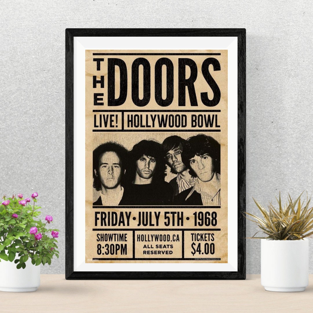 The Doors Poster Tour Poster the Doors Concert Poster - Etsy