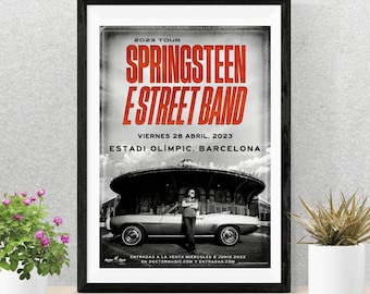 Springsteen Poster - Etsy
