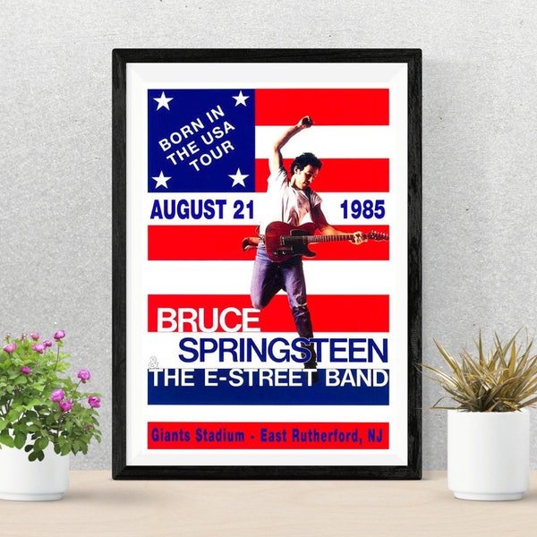 Springsteen Born in the Usa Poster - Etsy