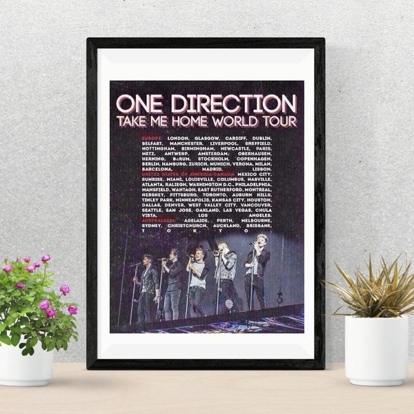 One direction poster - Etsy México