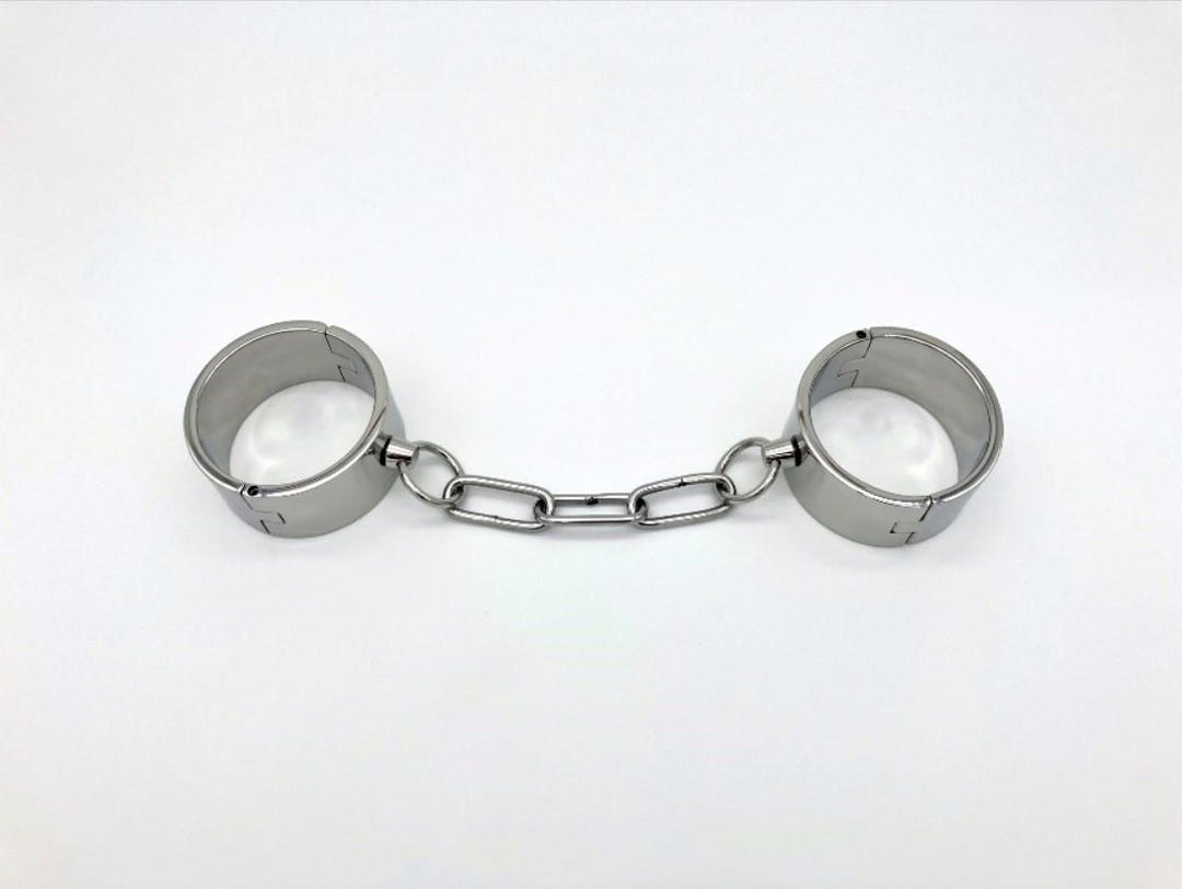Stainless Steel Handcuffs, Heavy Duty BDSM Wrist Shackles - Etsy