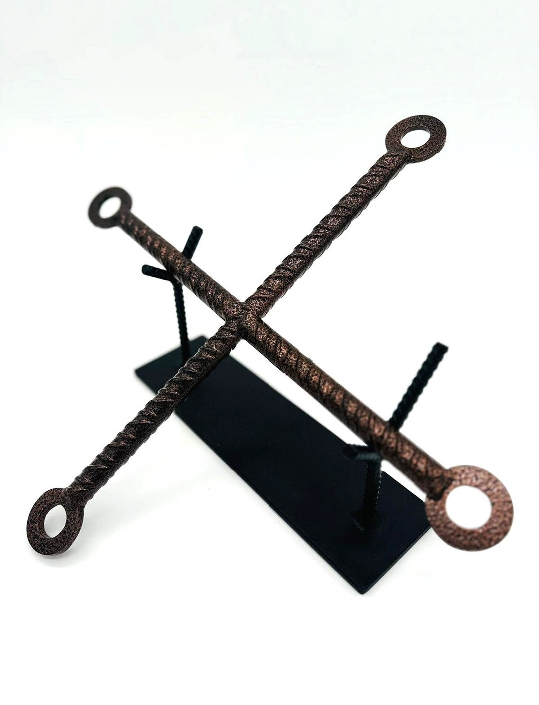 X Shaped Rebar Spreader Bar, BDSM Steel Rebar Cross Restraining Bar - Etsy
