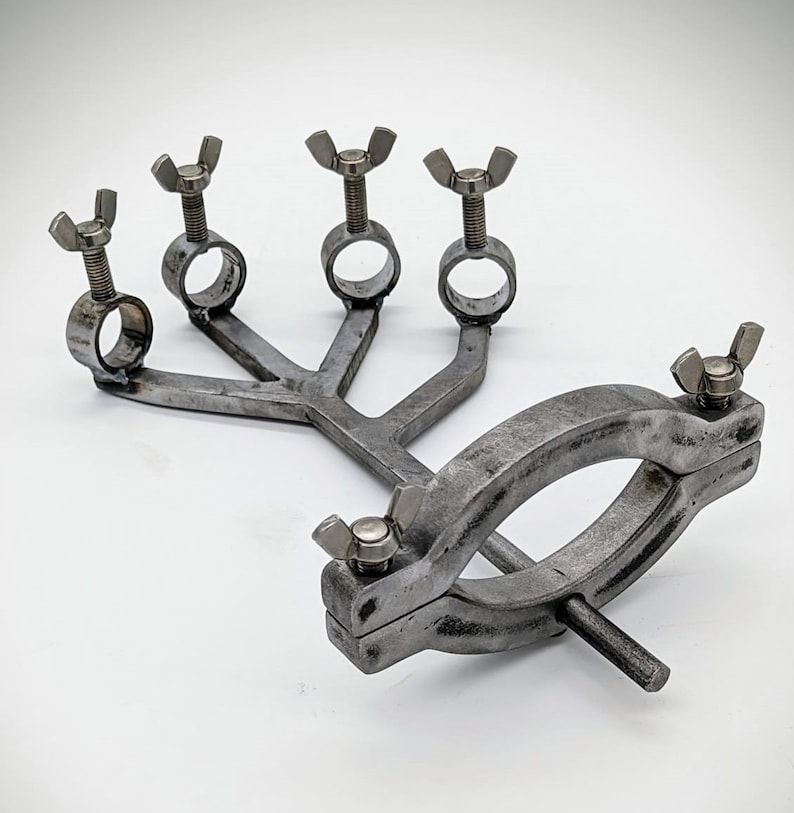 BDSM Bondage Hand Trap Restraints With Finger Clamps Dungeon Accessory ...