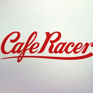 Cafe Racer Vinyl Sticker FREE UK POSTAGE Classic Bike Car Motorcycle ...
