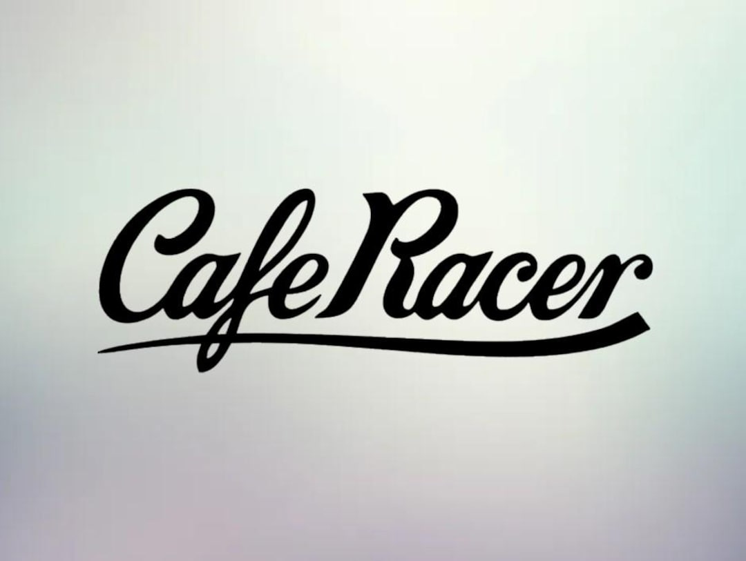 Cafe Racer Vinyl Sticker FREE UK POSTAGE Classic Bike Car Motorcycle ...