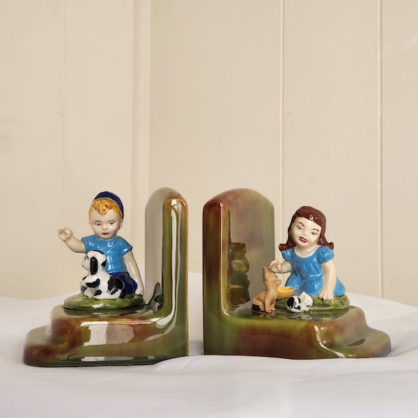 Ceramic Bookends - Etsy