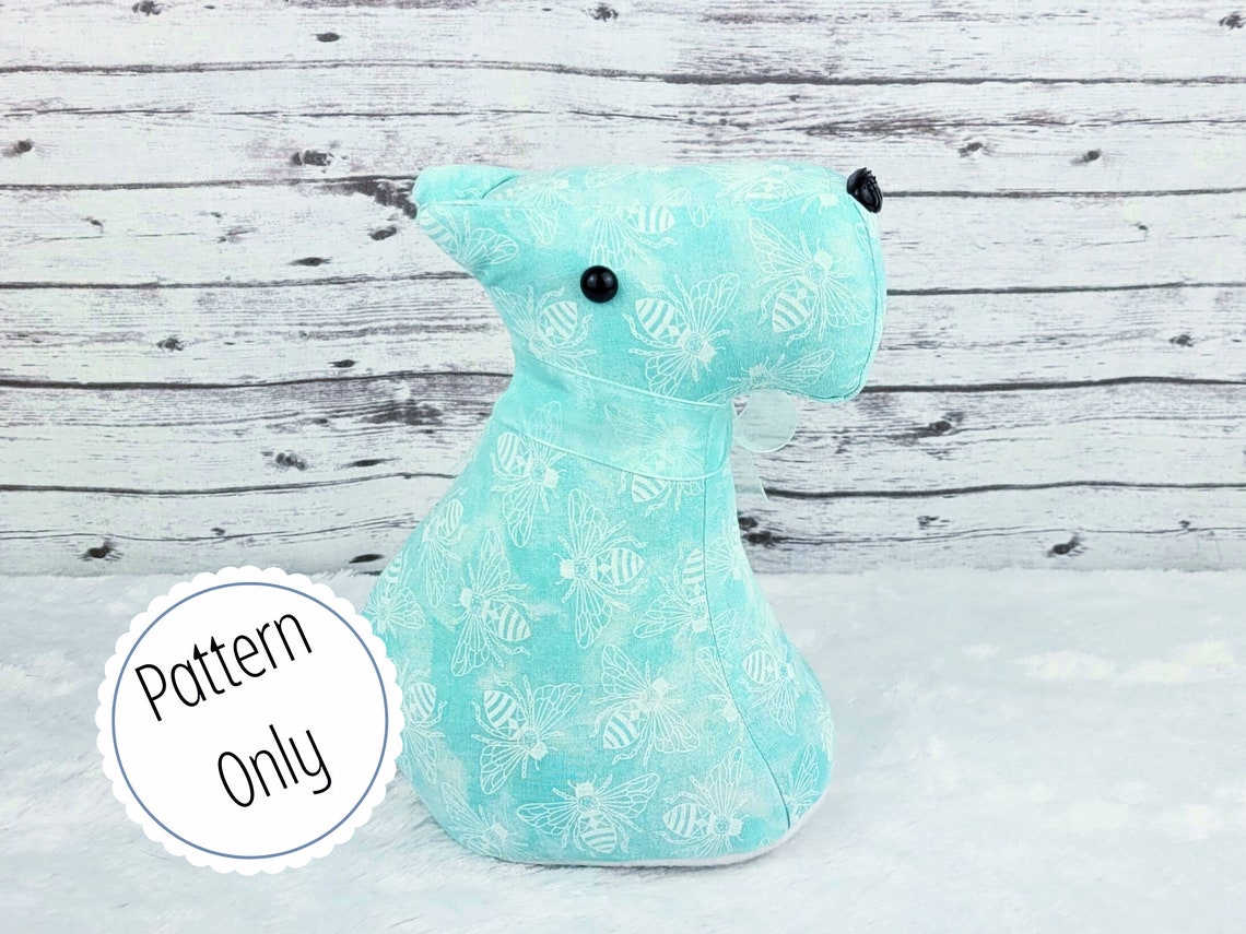 Scotty Dog Doorstop Sewing Pattern - Etsy