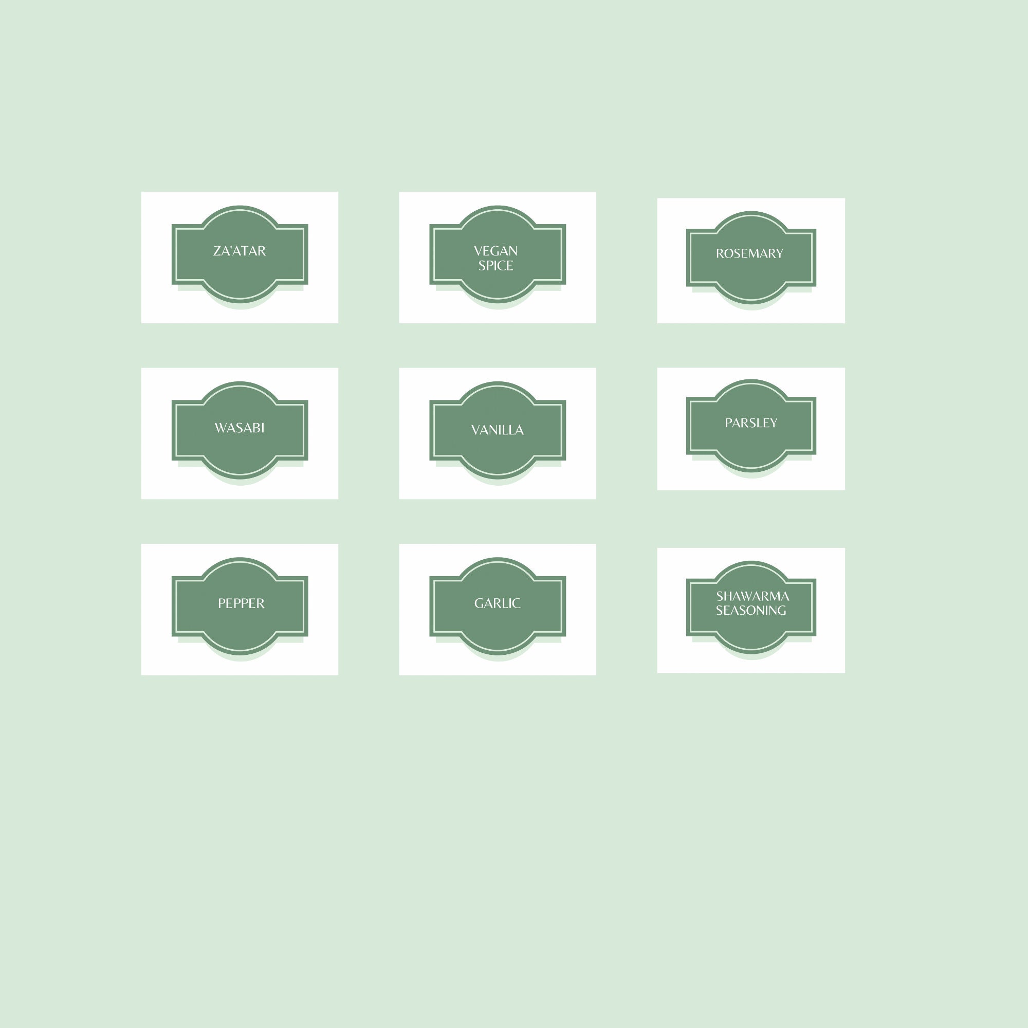 89 Spice Labels | Printable Spices Labels| Aesthetic Spices Labels ...