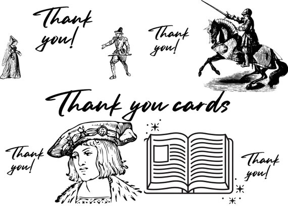 Tarjetas De Agradecimiento Para Imprimir En Blanco Y Negro Imágenes