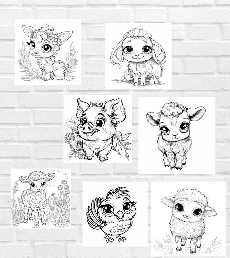 Coloring Pages for Kids, Coloring Pages Bundle, Printable Kindergarten ...