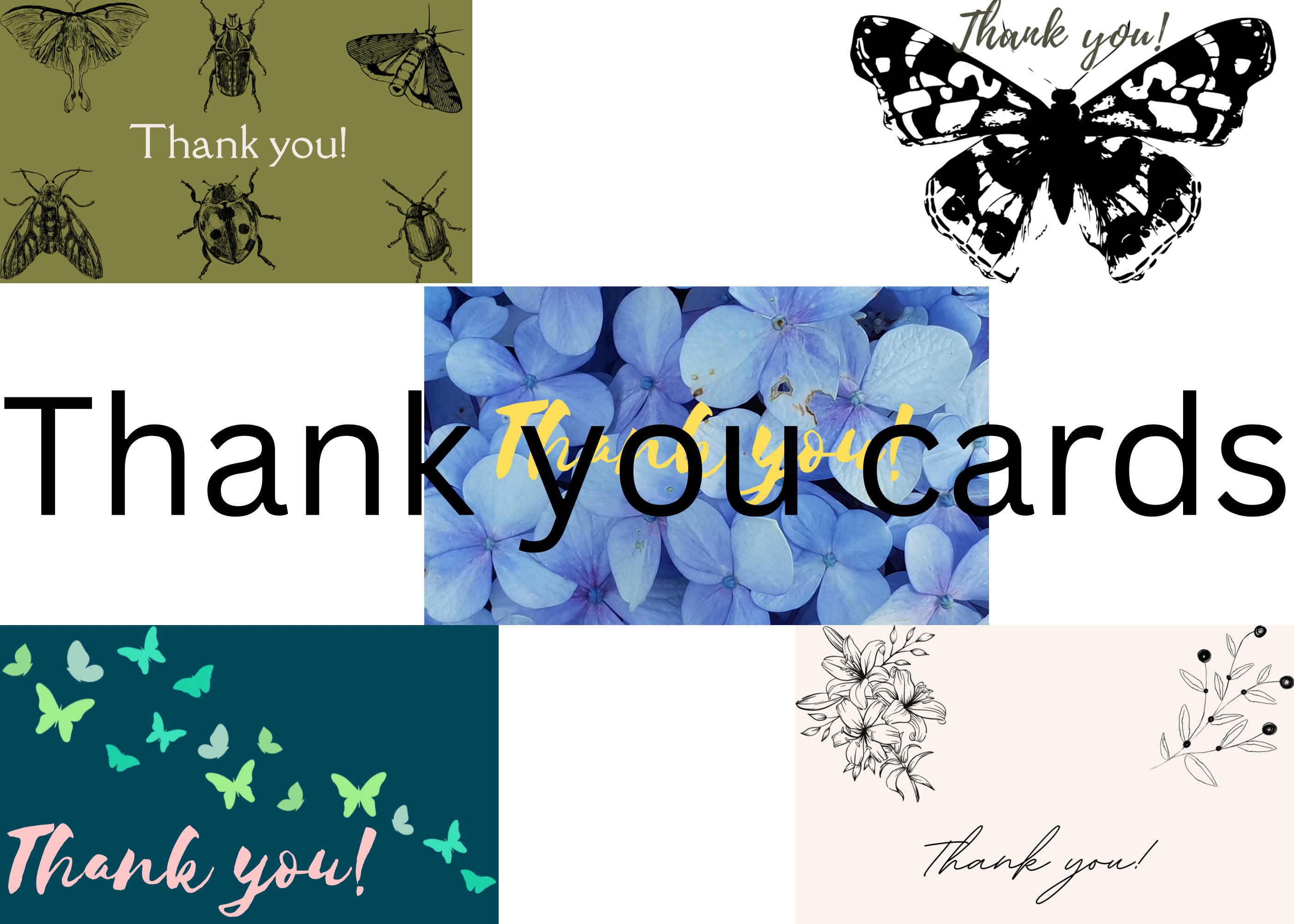 Printable Thank You Cards| Thank You Cards for Printing| Print Your ...