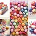 25 Pc Macarons Bundle in Watercolour | Watercolour Bundle With Macarons | Digital Files ...